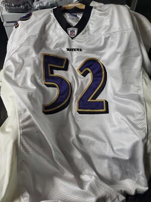 Baltimore Ravens Ray Lewis #52 On Field Jersey Mens Sz 52 | eBay