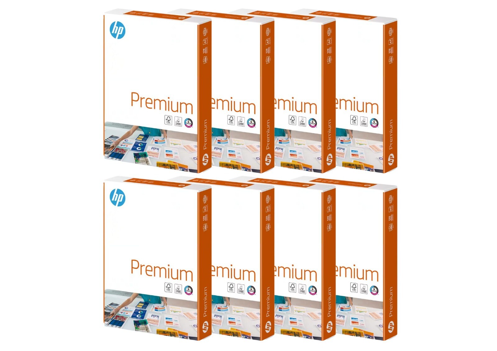 HP Premium A4 Printer Paper 100gsm (250-2000Sheets) Half Reams Copier ...