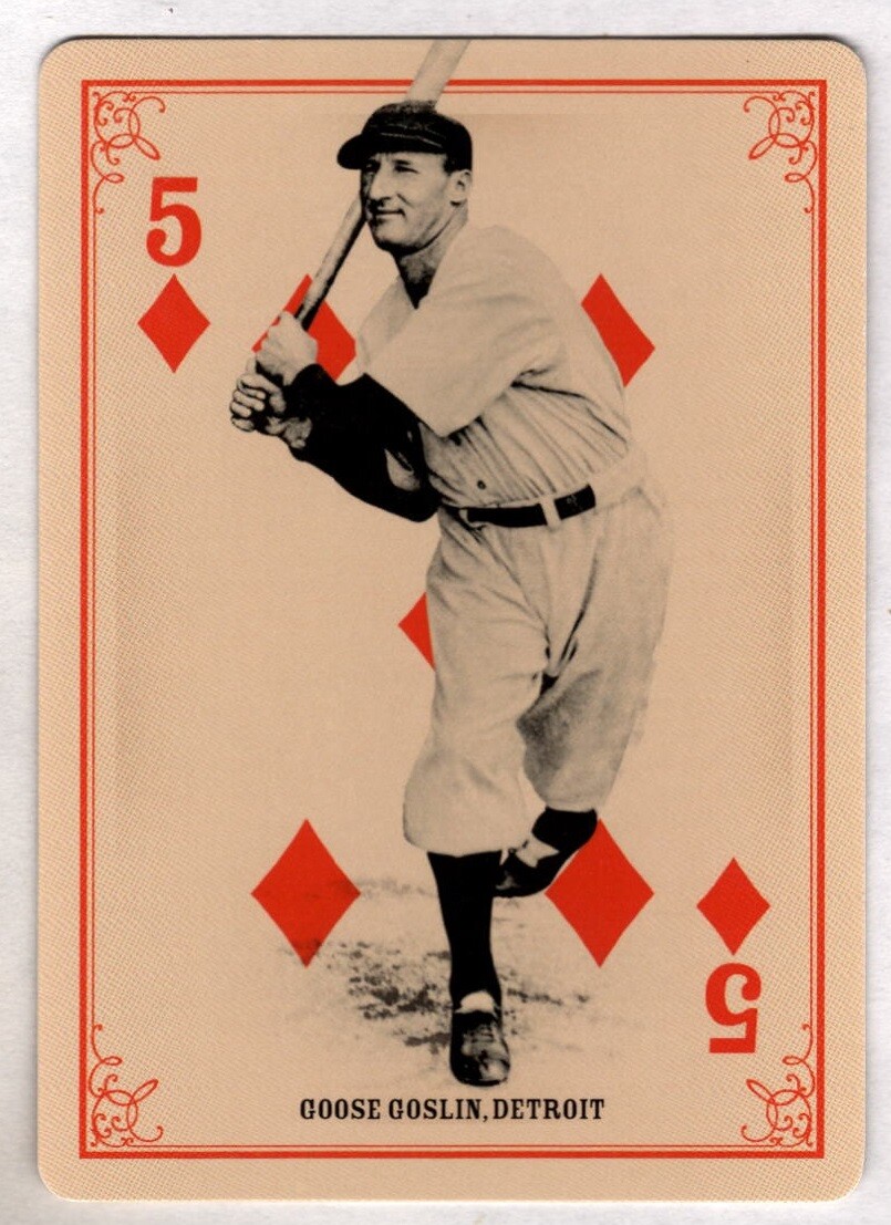 Goose Goslin 2013 Panini Golden Age Playing Card | eBay