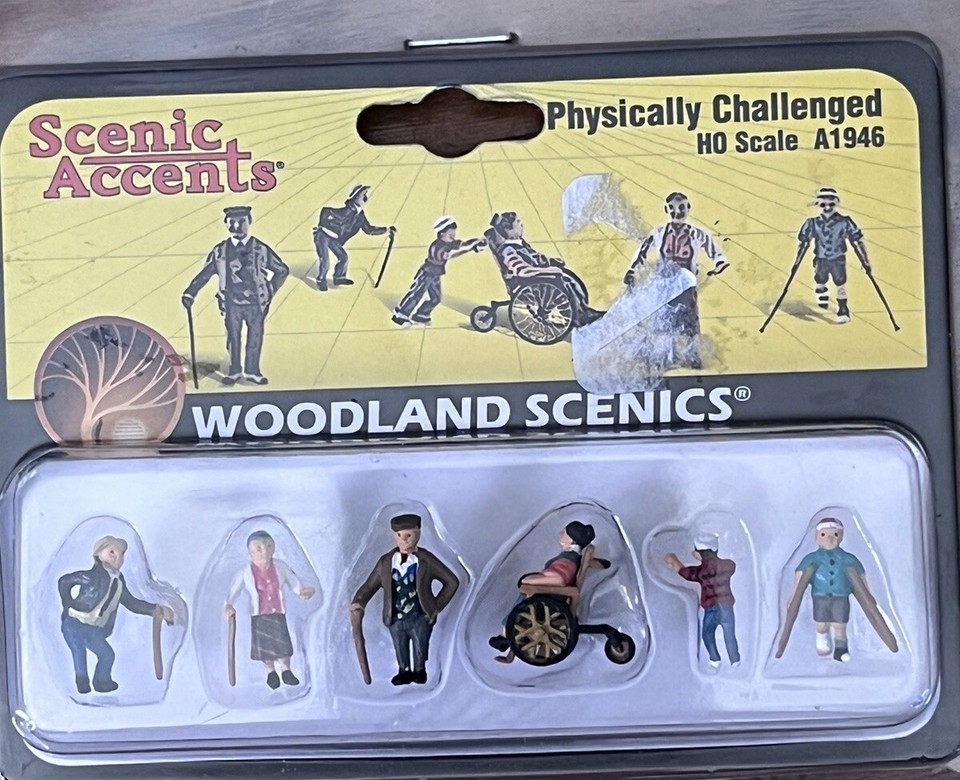 Bulk Lot of 6 Woodland Scenic Accents Ho Scale Train Layout Figures ...