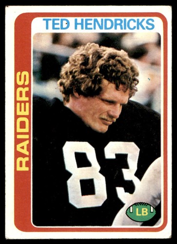 1978 Topps #68 Ted Hendricks Hall of Famer (light creasing) | eBay