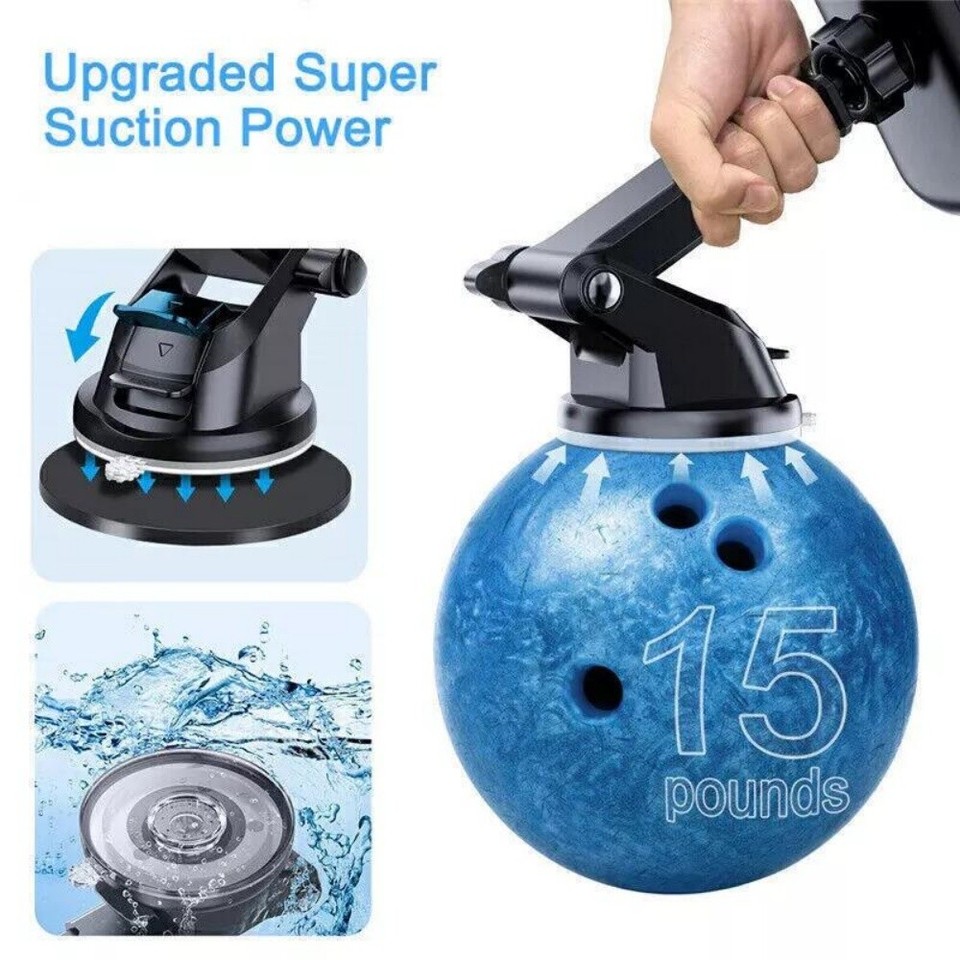 Universal 360° Mount Holder Car Windshield Stand For Mobile Cell Phone ...