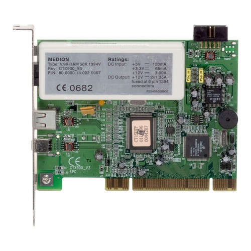 MEDION CTX900_V3 4PC 80.0000.13.002.0007 V.9X HAM 56K 1394V MODEM PCI ...