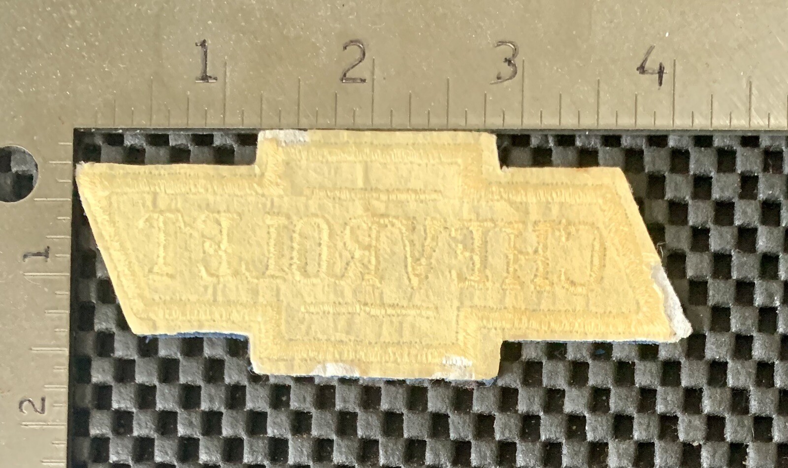 CHEVROLET BOWTIE BLUE EMBROIDERED SEW ON PATCH CHEVY 4" x 1 1/2" NOS | eBay