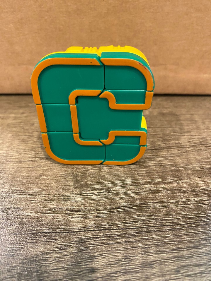 Mattel Double Dooz ABC's Transforming Blocks Robot Letter C Vintage ...