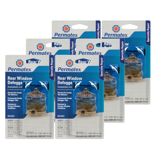 Permatex Rear Window Defogger Tab Adhesive 21351(6-PACK); 0.03oz ...