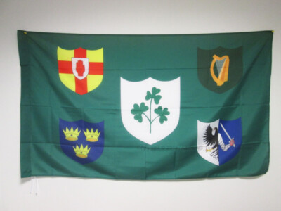 IRFU IRELAND RUGBY FLAG 2' x 3' for a pole - IRISH RUGBY FOOTBALL ...