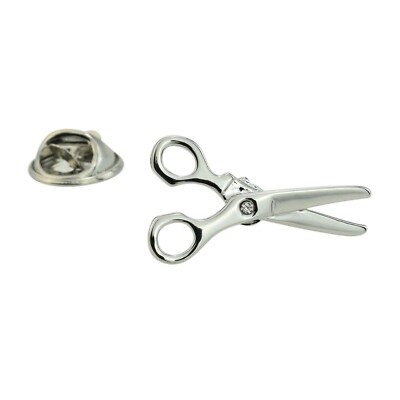 Scissors Lapel Pin Badge X2AJTP343 | eBay UK