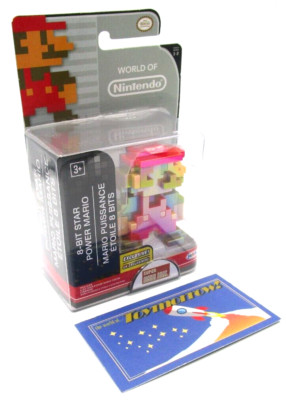 World of Nintendo Super Mario - 8 BIT STAR POWER MARIO - Figure Series ...