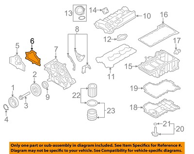 BMW OEM 08-15 550i GT xDrive Engine-Upper Timing Cvr Gasket Right ...