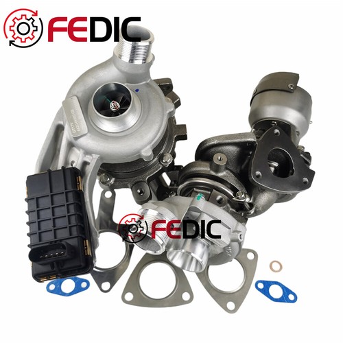 Twin Turbocharger 778400 778401 for Land Rover Discovery IV Jaguar XF ...