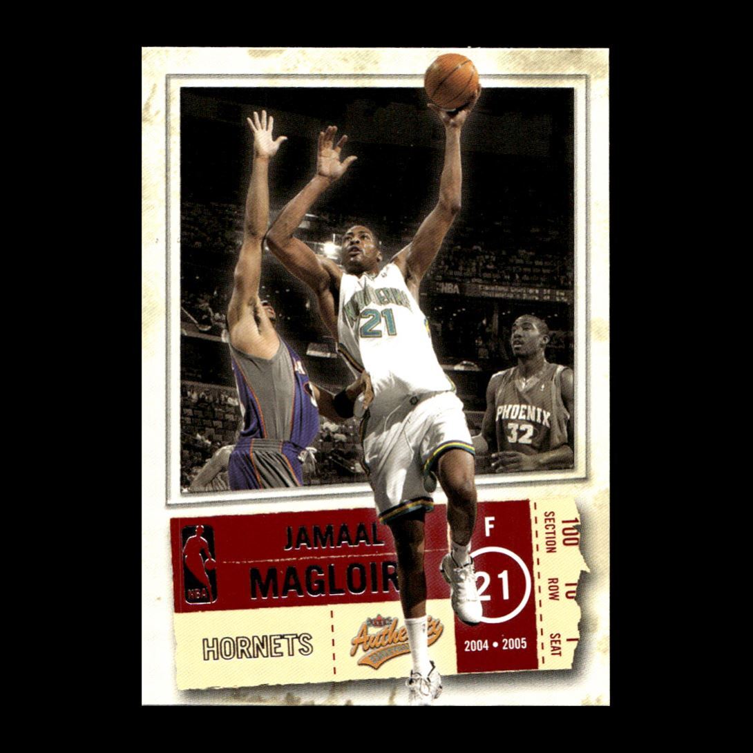 Jamaal Magloire 2004-05 Fleer Authentix New Orleans Hornets #62 R328D ...