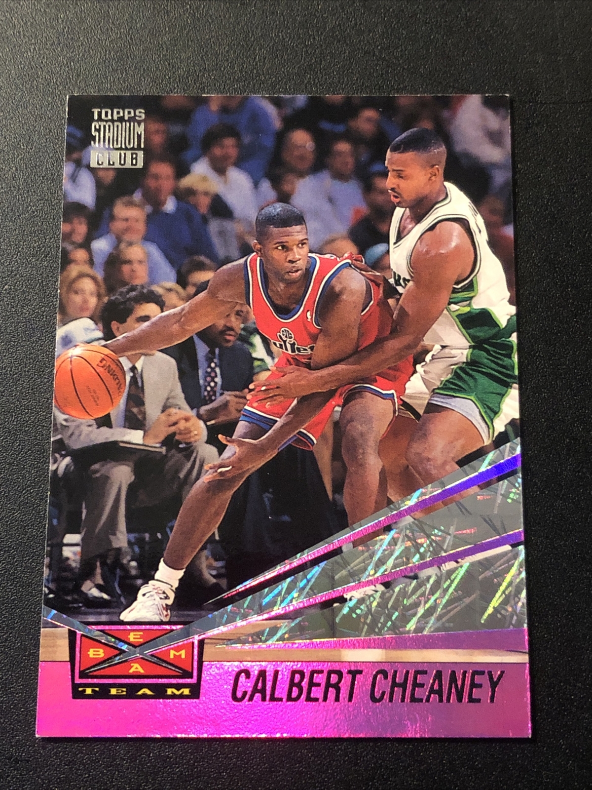 1993-94 Topps Stadium Club - Beam Team #27 Calbert Cheaney (RC) for ...