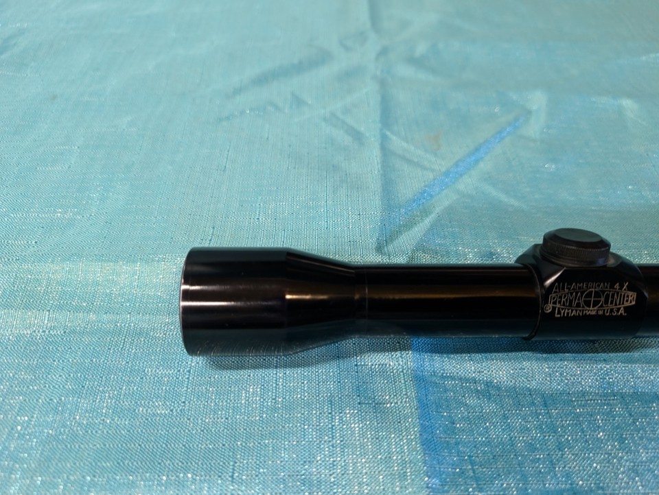 LYMAN All American 4X Perma Center Vintage Scope Fine Crosshair Reticle ...