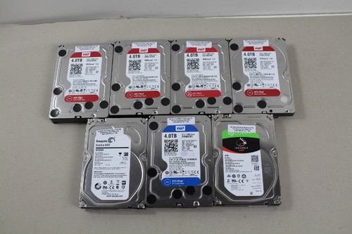 SEAGATE & WESTERN DIGITAL 4TB SATA HARD DRIVES | VARIOUS MODELS | LOT ...