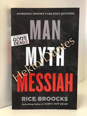 Man Myth Messiah by Rice Broocks (2016 Softcover) | eBay