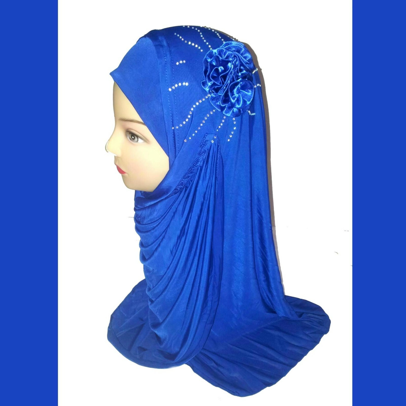 Kopftuch mit Strass Islam Kopfbedeckung Jadeed Muslima Hijab Tuch ...