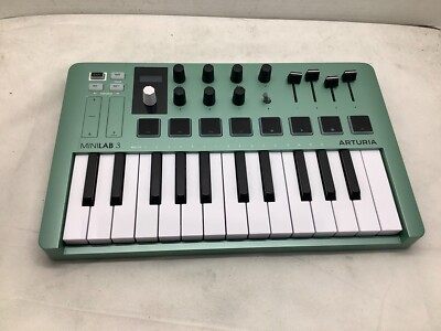 Arturia MiniLab 3 Limited Edition Mint Green 25 Key USB MIDI Keyboard ...