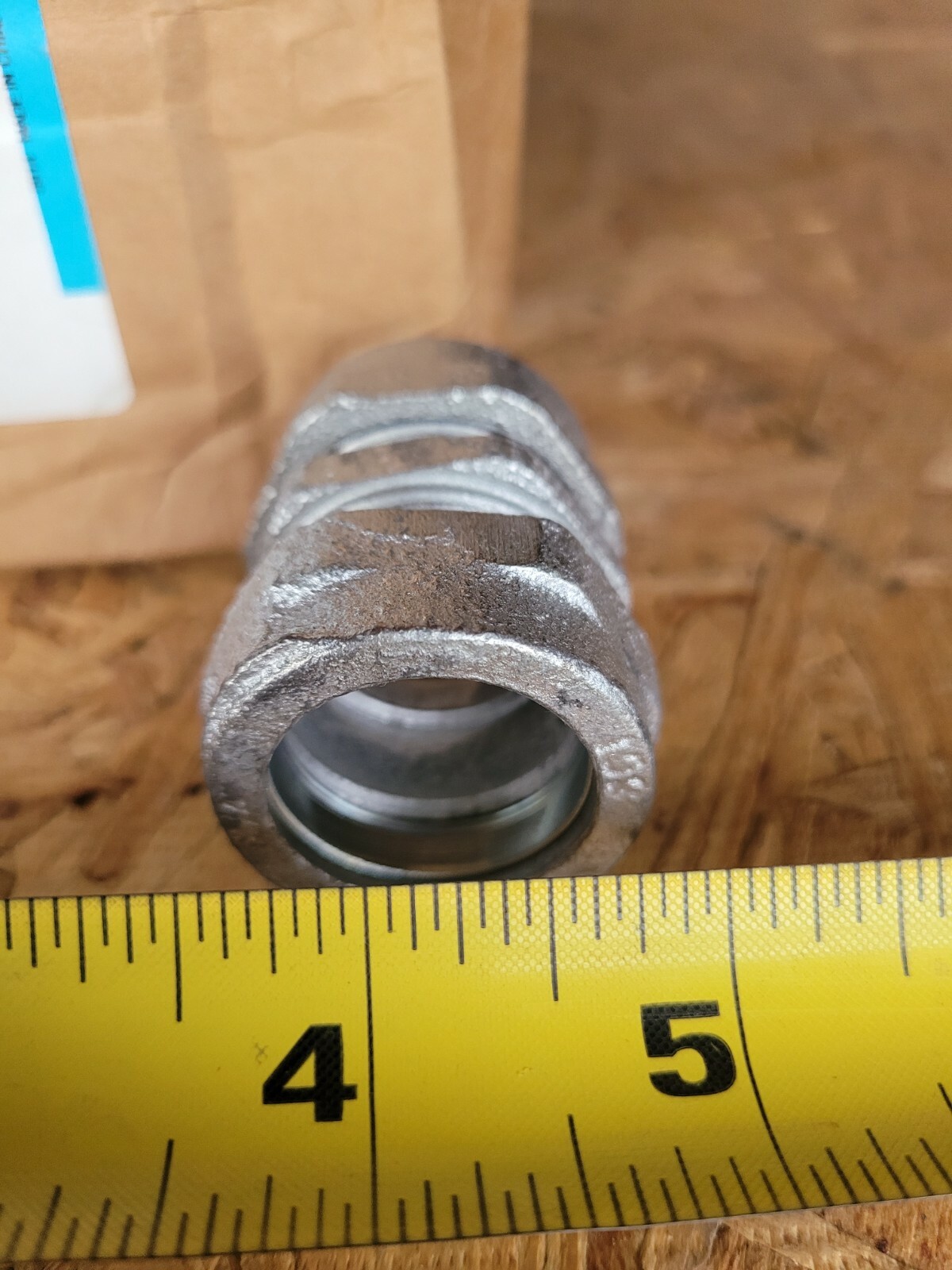 3/4" Crouse-Hinds CPR22 Malleable Iron Compression Straight Rigid ...