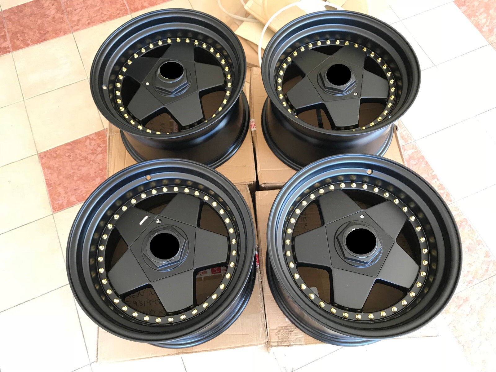 For 180sx dc2 240sx Civic e30 s130 rs JDM 17" BB Style wheels rims 114 ...