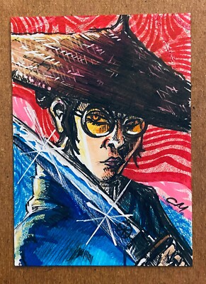 Mizu PSC 1/1 Blue Eye Samurai Hand Drawn Sketch Card by CJ Morris | eBay