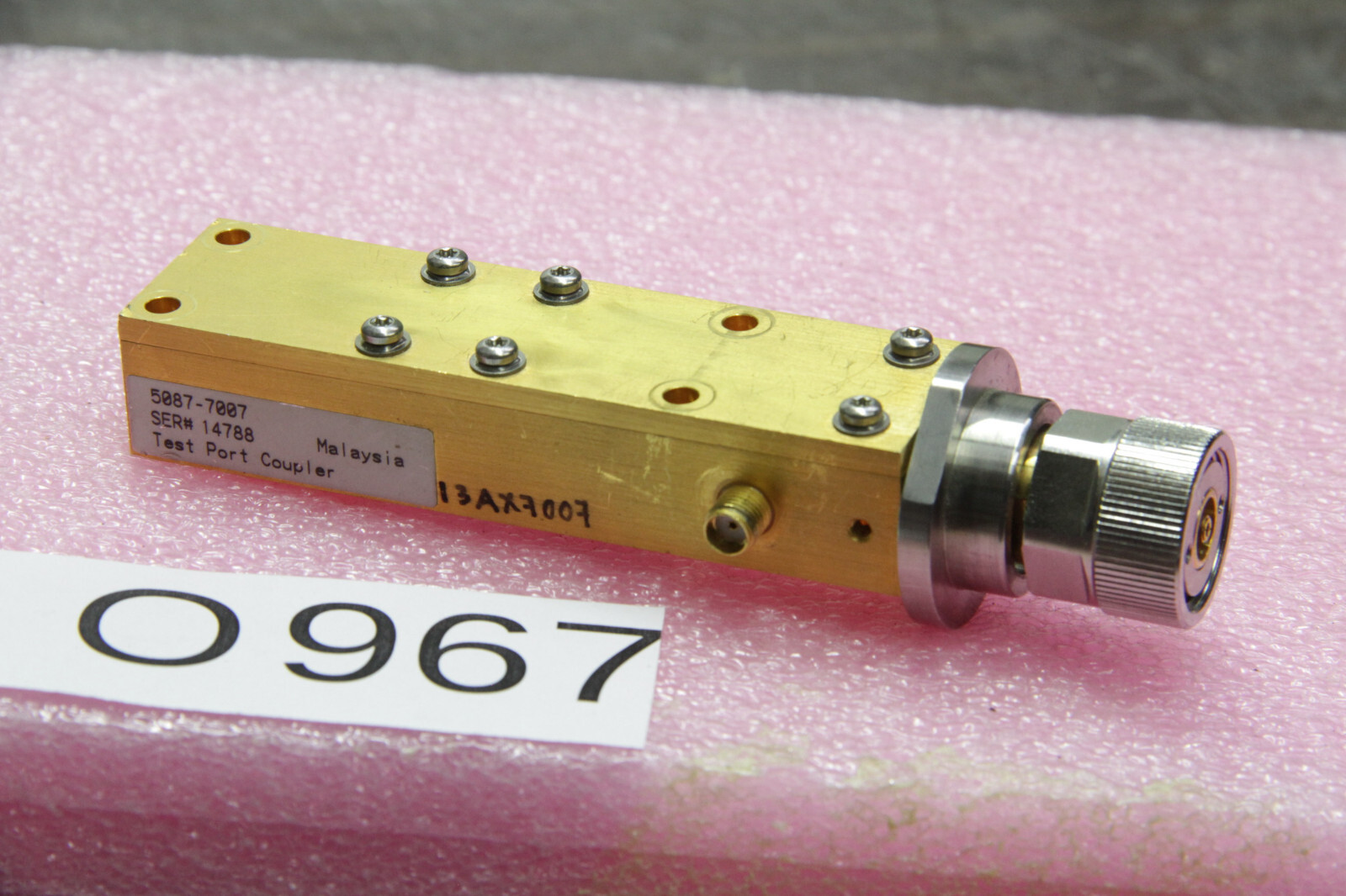 AGILENT HP 5087-7007 TEST PORT COUPLER 30KHz to 3GHz for analyzer 8753E ...