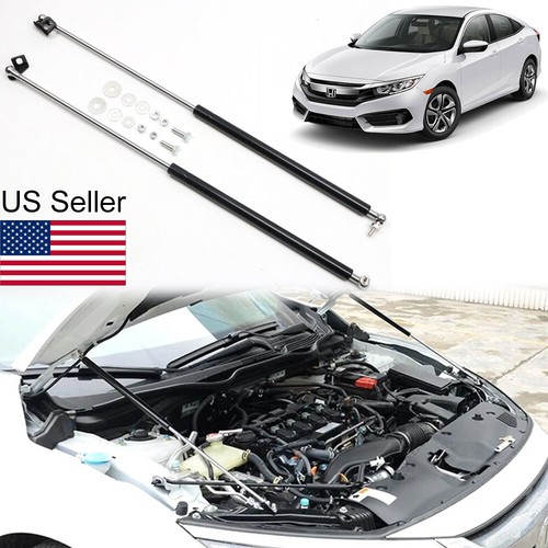 2Pcs Front Bonnet Engine Hood Lift Support Strut For 2016-2018 Honda ...