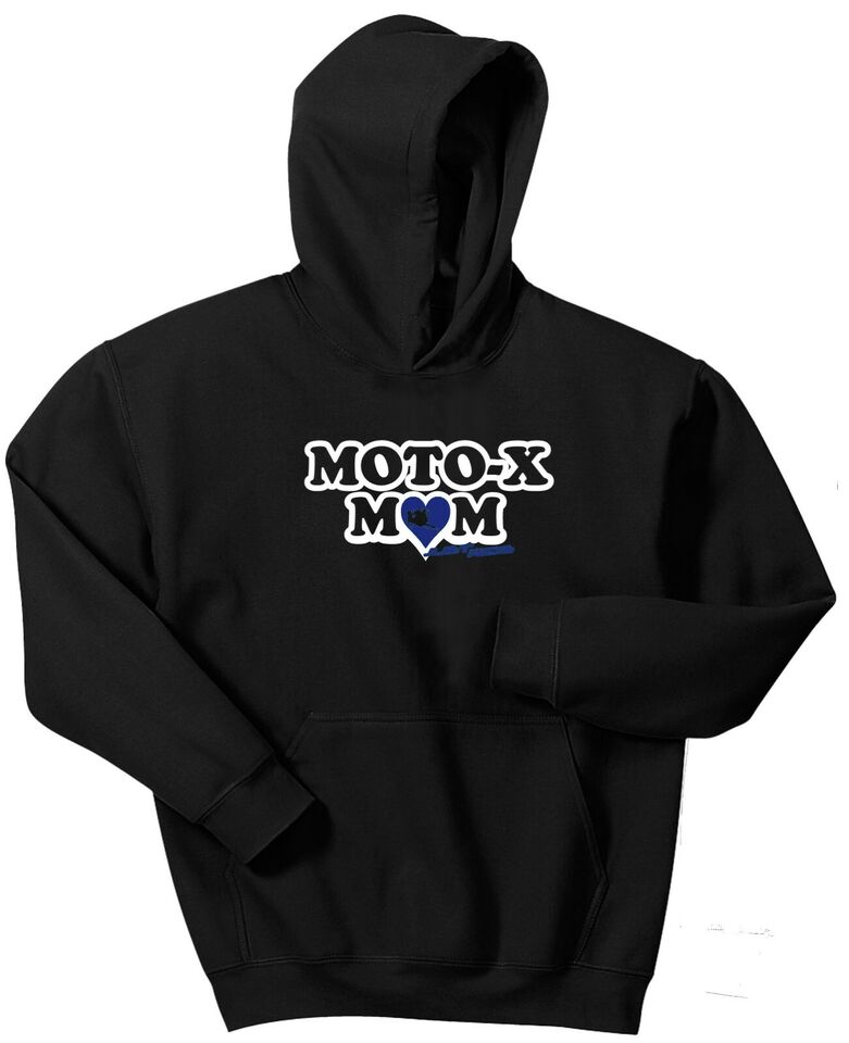 MOTO-X MOM HOODIE SWEAT SHIRT HOODY MX MOTOCROSS JUST RIDE CUSTOM ...