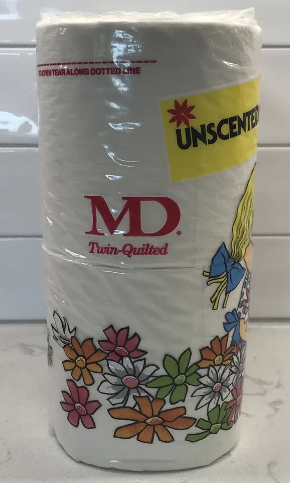 Vintage MD+ Twin Quilted Tissue Unscented White Toilet Paper 1980s ...