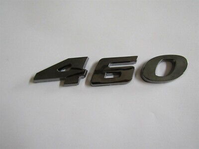 FORD 460 ENGINE ID FENDER HOOD SCOOP QUARTER TRUNK EMBLEM BLACK CHROME ...