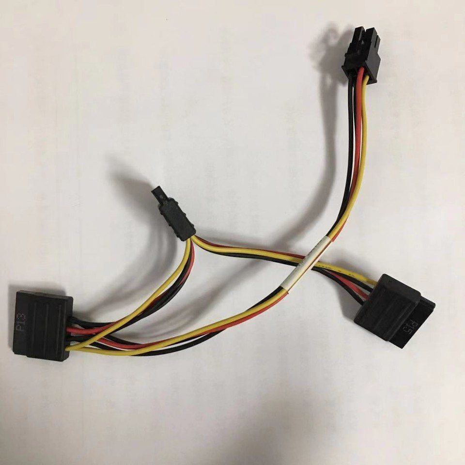 911296-001 HDD/ODD Power Cable 4-Pin to 3*SATA For HP ProDesk 600 680 ...