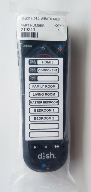 54.3 Dish Network Voice Remote 219243 With Batteries for sale online | eBay