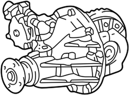 41110-60A61 Toyota Carrier assy, differential, rear 4111060A61, New ...