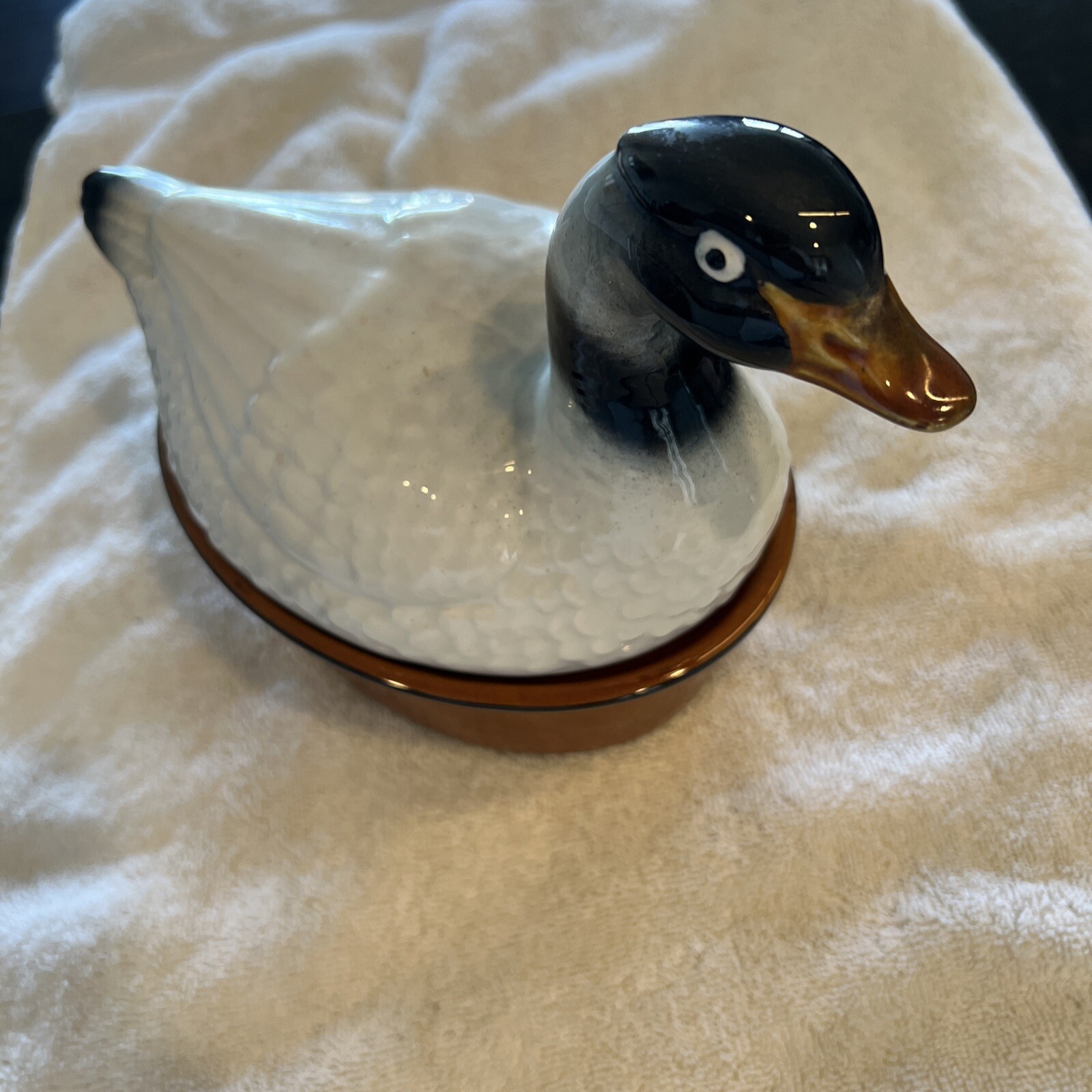 Ceramic Duck Covered Dish | eBay
