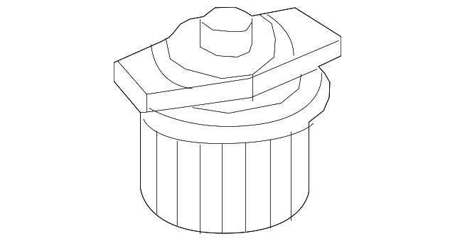MERCEDES OEM 14-17 S550 Rear Suspension-crossmember Bushing 2223510500 ...