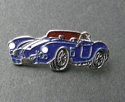 BLUE SHELBY COBRA AUTOMOBILE CAR LAPEL PIN BADGE 3/4 INCH | eBay
