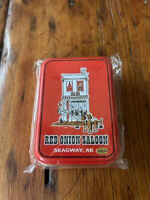 Red Onion Saloon Skagway Alaska Playing Cards with Tin 2014 - New ...
