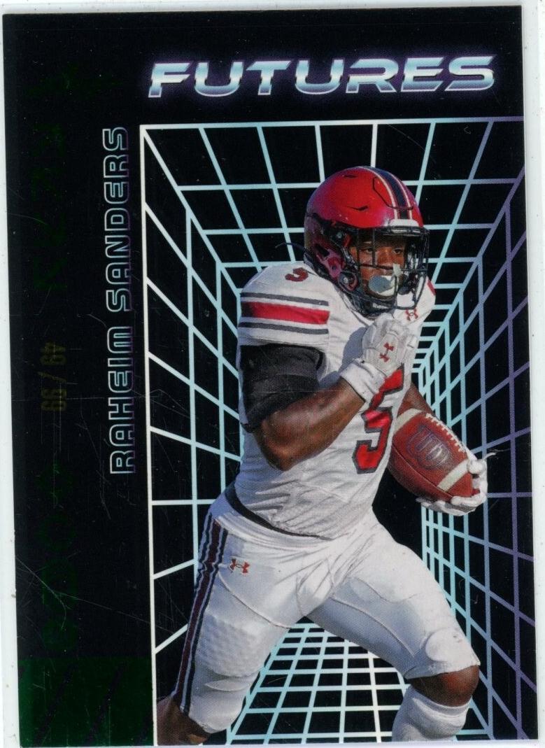 2024 Leaf Futures - Raheim Sanders #164 Green /99 (RC) for sale online ...