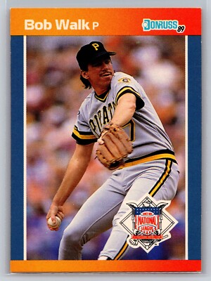 1989 Donruss All-Stars Baseball Card #58 Bob Walk Pittsburgh Pirates | eBay