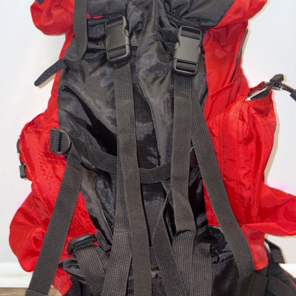 Marlboro Gear Large Pro Red Hiking Bag Backpack Camping Hiking NWT | eBay
