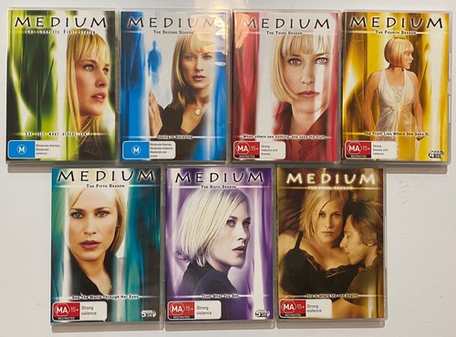 Medium DVD Complete TV Series Season 1-7 Region 4 PAL Season 1 2 3 4 5 ...
