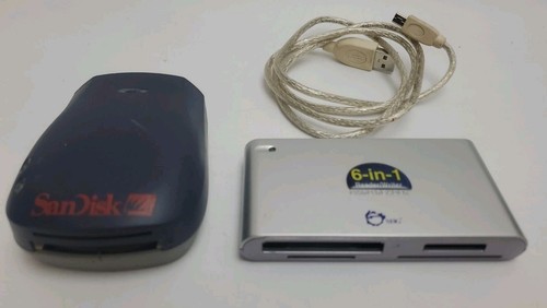 SanDisk Imagemate Dual Card Read+ Siig 6-in-1 Card Reader/Writer | eBay