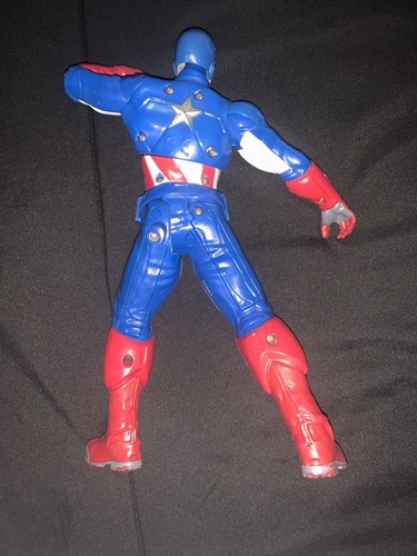 2012 Marvel Avengers Captain America 10" Talking, Shield Throwing ...