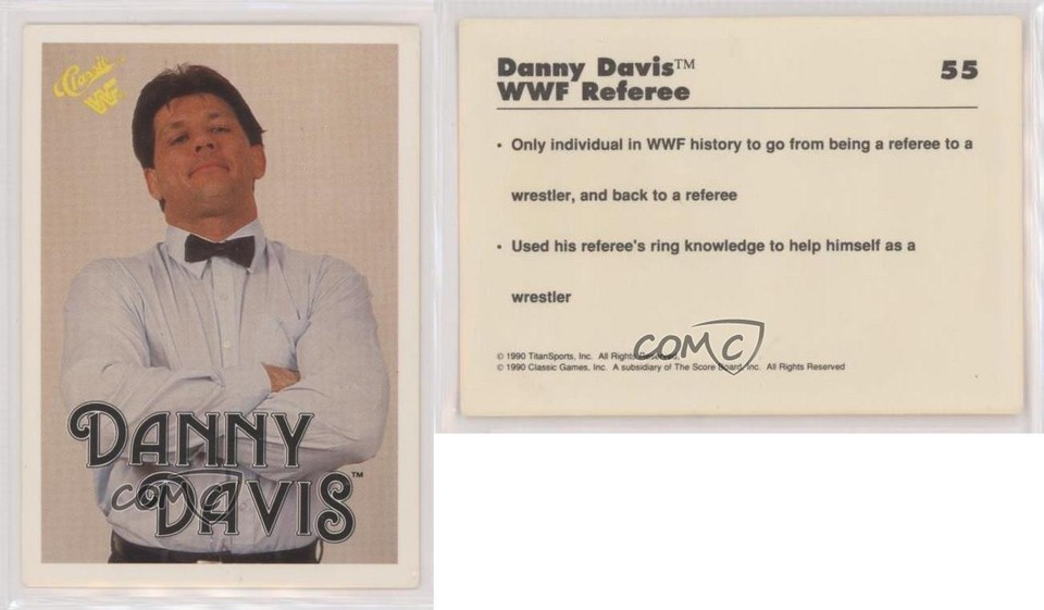 1990 Classic WWF Danny Davis #55 k4g | eBay UK
