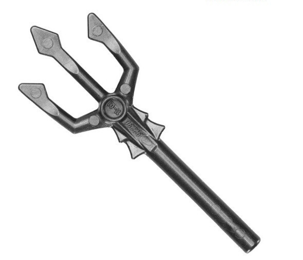 ☀️NEW Lego Weapon PEARL DARK GRAY TRIDENT Atlantis Minifigure Pitch ...