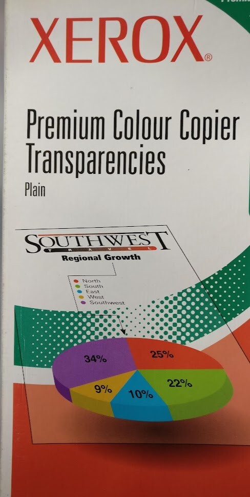 XEROX PREMIUM COLOUR COPIER TRANSPARENCIES PLAIN 50 X A4 | eBay UK