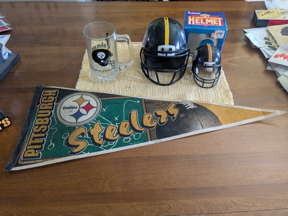 Dad's Pittsburgh Steelers collection 3: including handmade light-up ...