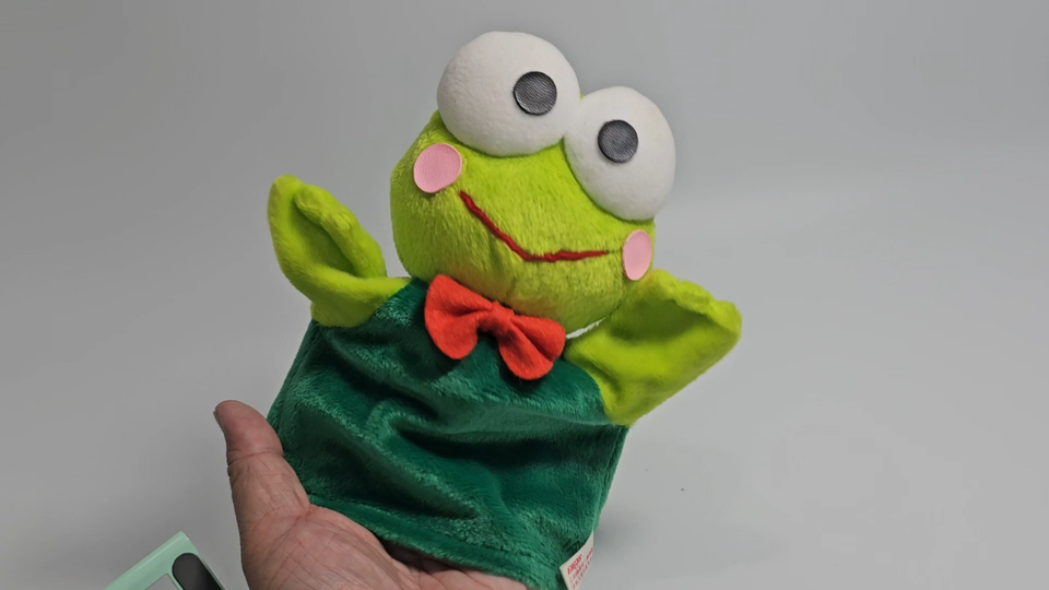 Vintage Sanrio Keroppi Puppet Plush Doll Toy Frog Hello Kitty Japan | eBay