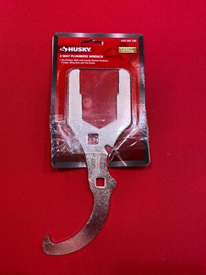 Husky 3 Way Plumbers Wrench 3/8 in. and 1/2 in. socket drivable | eBay