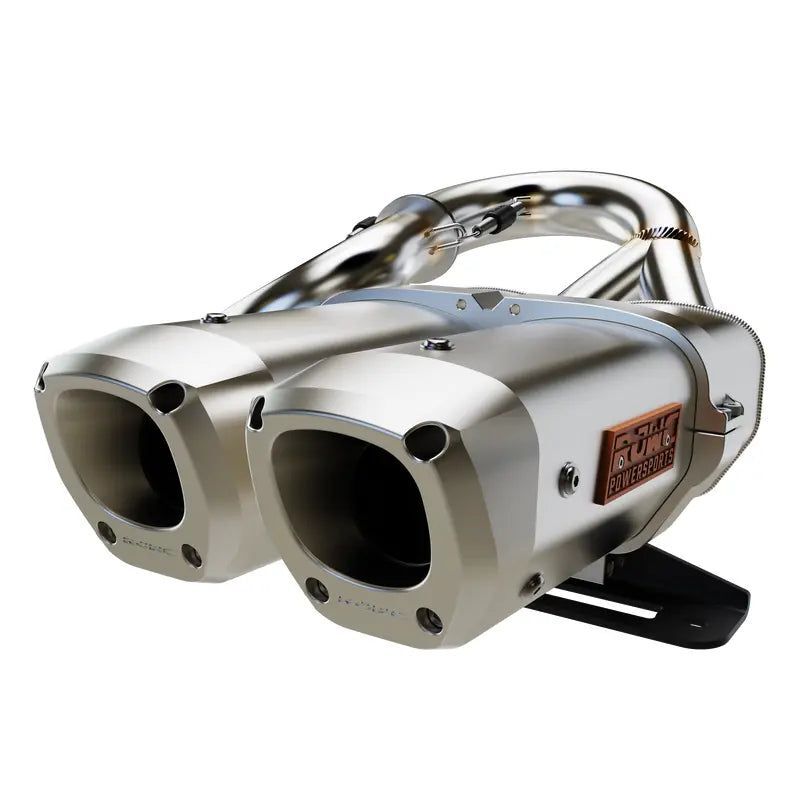 RJWC Dual APX Exhaust For Can Am Defender HD8 / HD10 / XMR 2016-2024 ...